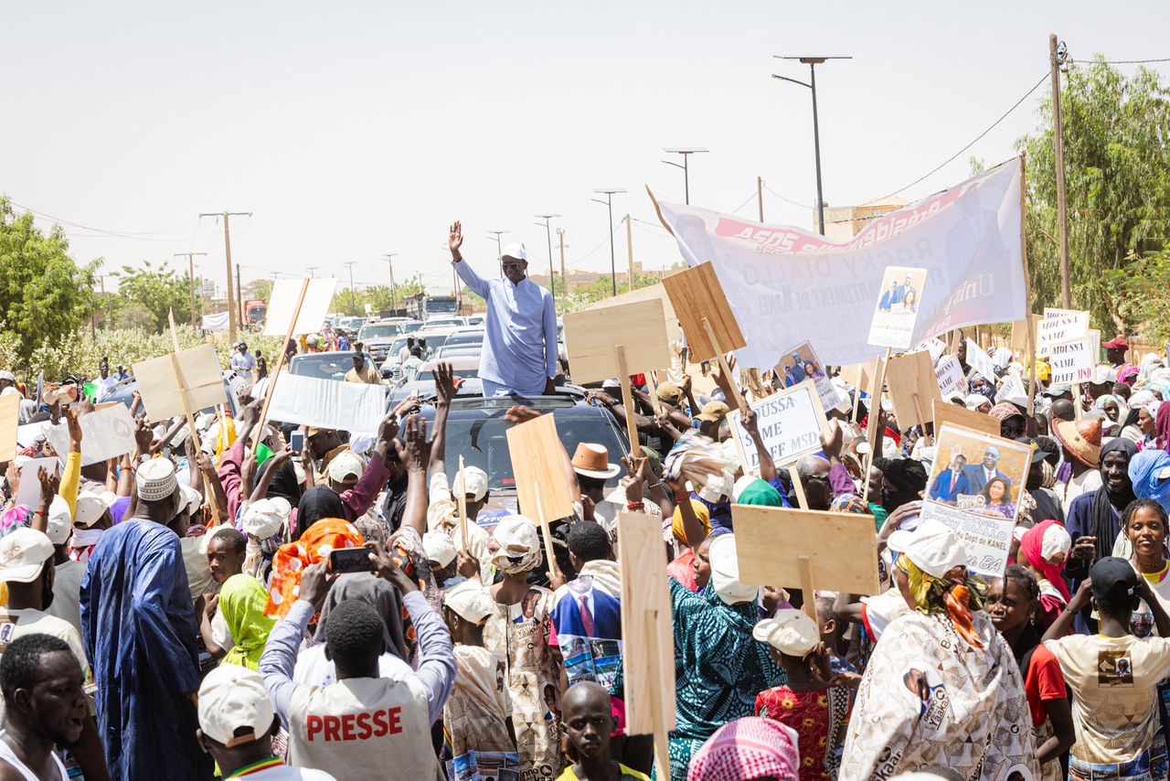 MATAM/Campagne électorale: une marée humaine pour accueillir Amadou Ba